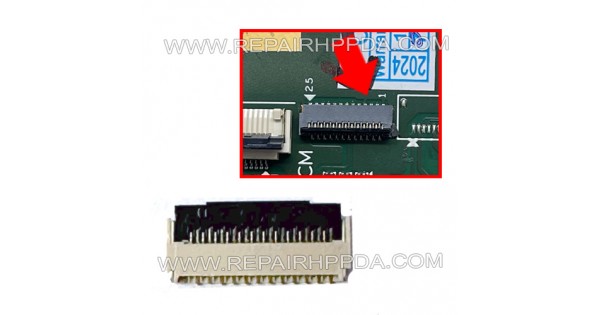 LCD Connector ( from motherboard ) Replacement for Zebra MC9300, MC930B ...