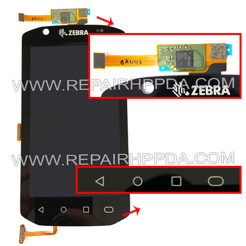 Android LCD with Touch Digitizer only for Zebra TC77